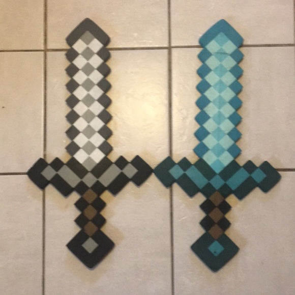 Mine Craft | Toys | Mine Craft Swords | Poshmark
